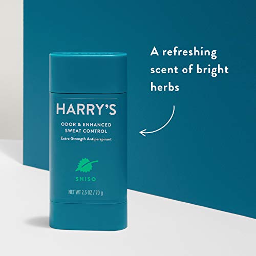 Harry's Extra-Strength Antiperspirant - Odor & Enhanced Sweat Control Antiperspirant for Men - Shiso (6 Count)