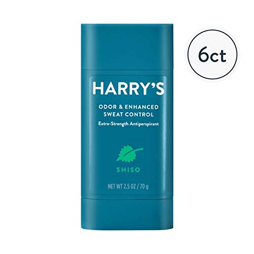 Harry's Extra-Strength Antiperspirant - Odor & Enhanced Sweat Control Antiperspirant for Men - Shiso (6 Count)