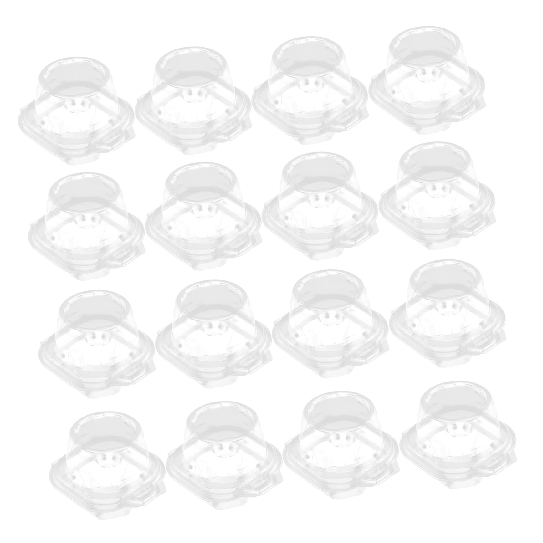 SOLUSTRE 150 Pcs Cake Packing Box Transparent Cake Cases Baking Cake Cases Cake Packing Containers Pastry Boxes Dessert Boxes Cupcake Boxes Cake Storage Boxes Packing Boxes Cookies Boxes