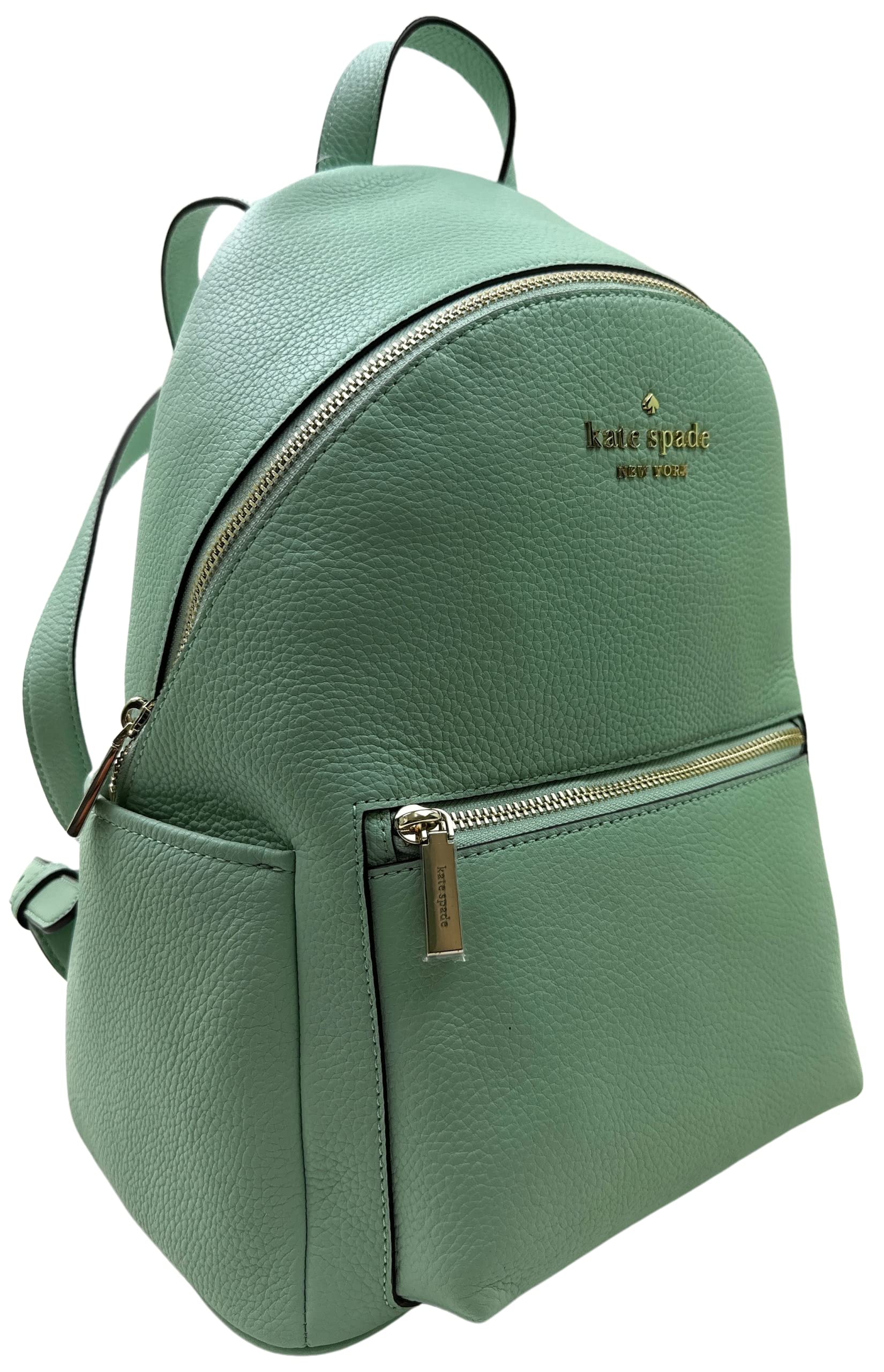 Kate Spade New York Liela Pebbled Leather Medium Dome Backpack (Seawater)