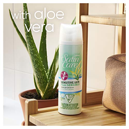 Satin Care Sensitive Skin Shave Gel for Women 7 ounce, 2 count