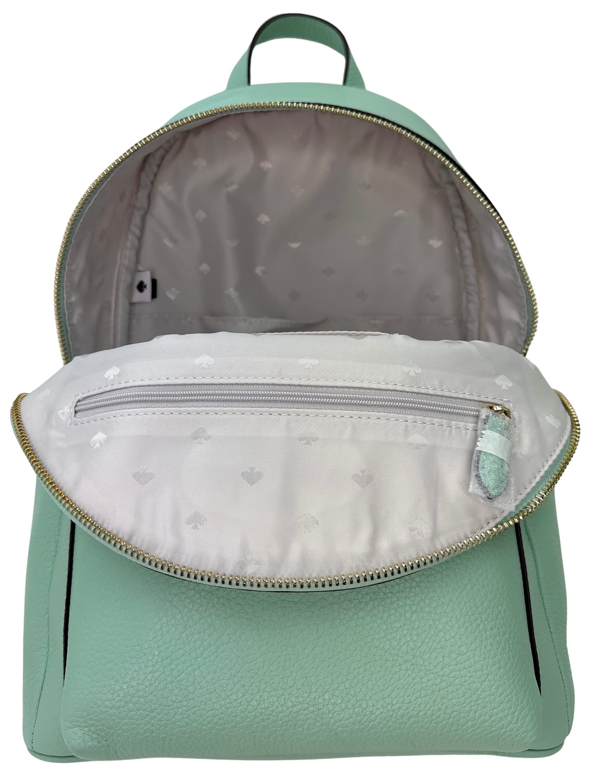 Kate Spade New York Liela Pebbled Leather Medium Dome Backpack (Seawater)