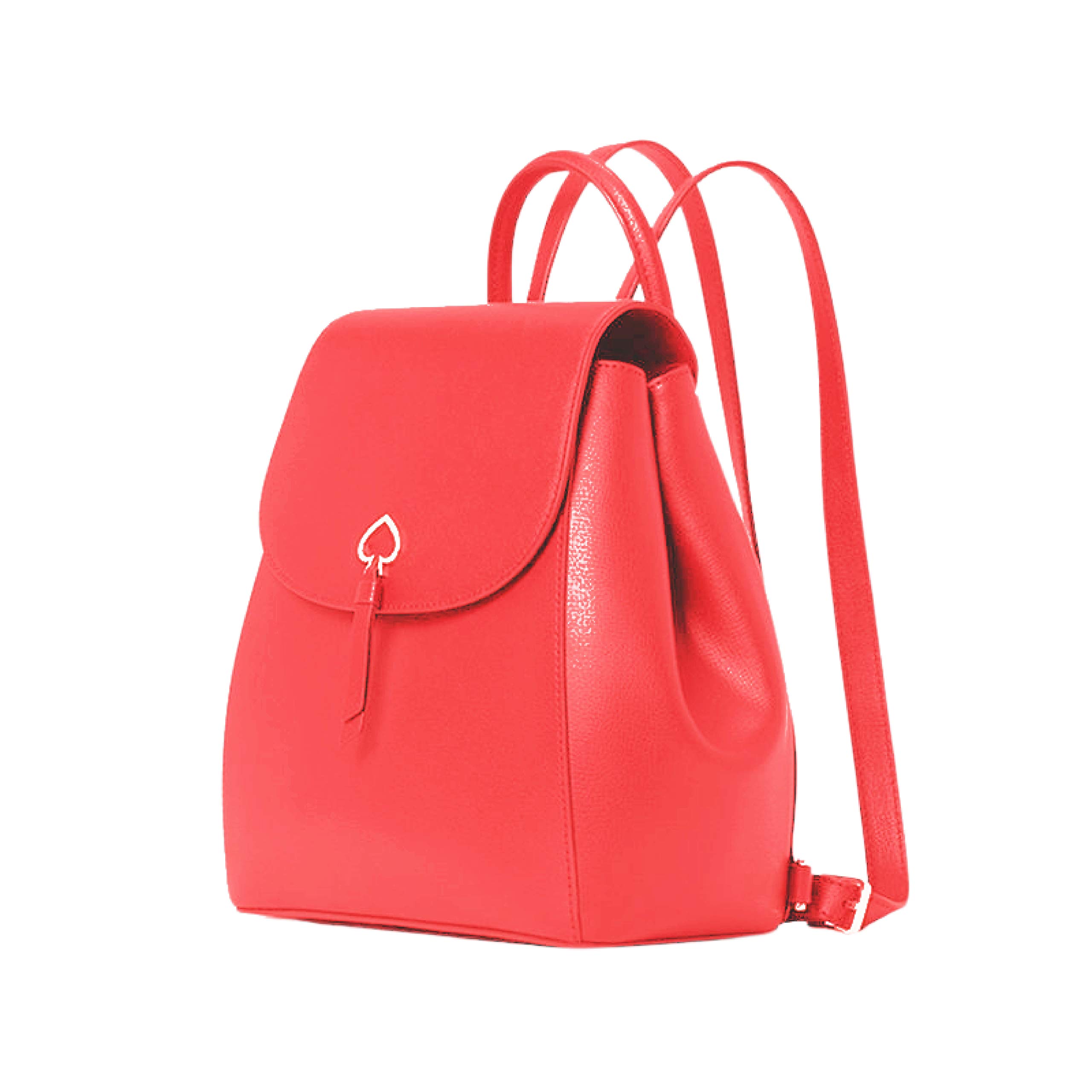 Kate Spade Adel medium flap Leather Backpack (Geranuim 857)