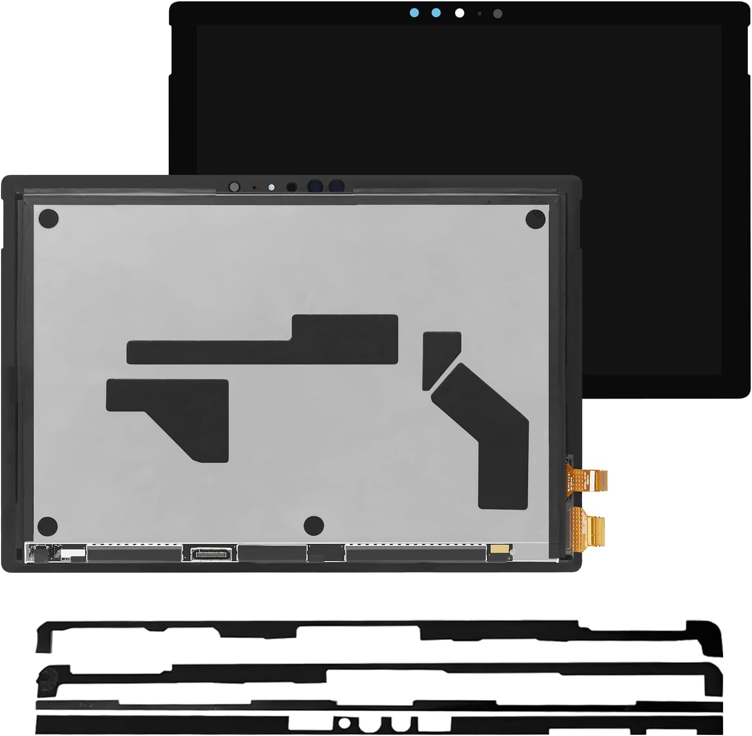 PEHDPVS Screen Replacement for Microsoft Surface Pro 5 6 (1796 1807 1809) V1.0 6870S-2403A 12.3 inch LCD LED Display Touch Screen Digitizer Assembly LP123WQ1 (with Touch Plate)