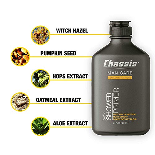 Chassis 5-in-1 Shower Primer, Men’s Anti-Chafing Gel and Deep-Cleansing Bodywash