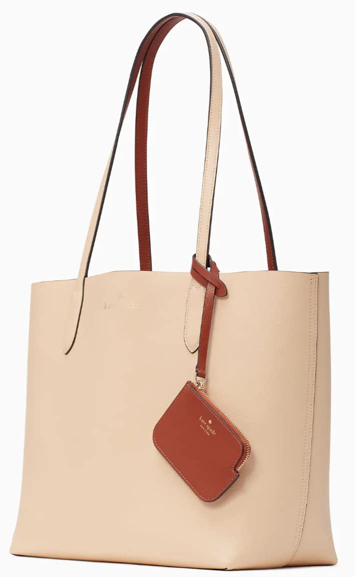 Kate Spade New York Ava Leather Reversible Tote (Peach Crispy)