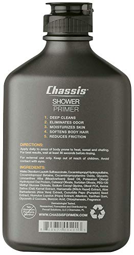 Chassis 5-in-1 Shower Primer, Men’s Anti-Chafing Gel and Deep-Cleansing Bodywash