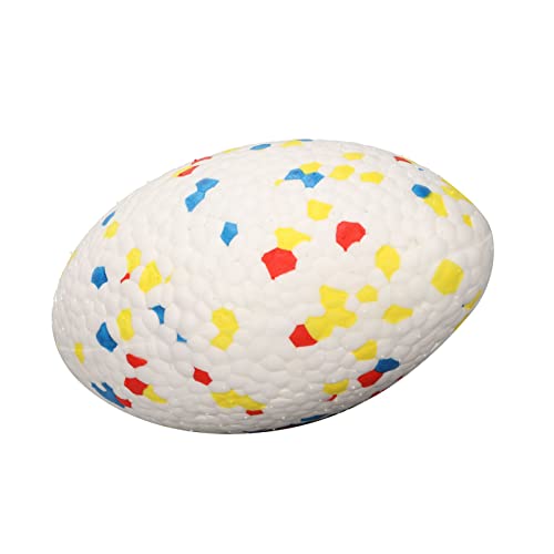 Ikunde Dog Color Rugby Toy Bite Resistant Teeth Grinding High Bouncing Power Interactive Floating Dog Chew Toy Balls