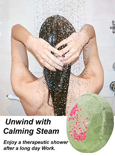 Candles and Cream Eucalyptus Peppermint Shower Steamer-Aromatherapy & Stress Relief, Restore & Soothe Body-Set of 2