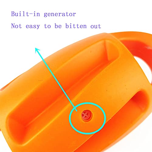 chenmgen Chewing Toys Interactive Training Dog Toy Toy Dog Dog Vocal Toys Bite Pub Blowing Rubber Toy Rugby Toy Roop,Orange