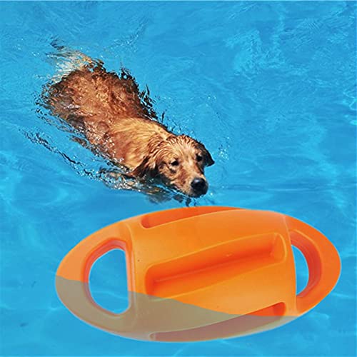 chenmgen Chewing Toys Interactive Training Dog Toy Toy Dog Dog Vocal Toys Bite Pub Blowing Rubber Toy Rugby Toy Roop,Orange