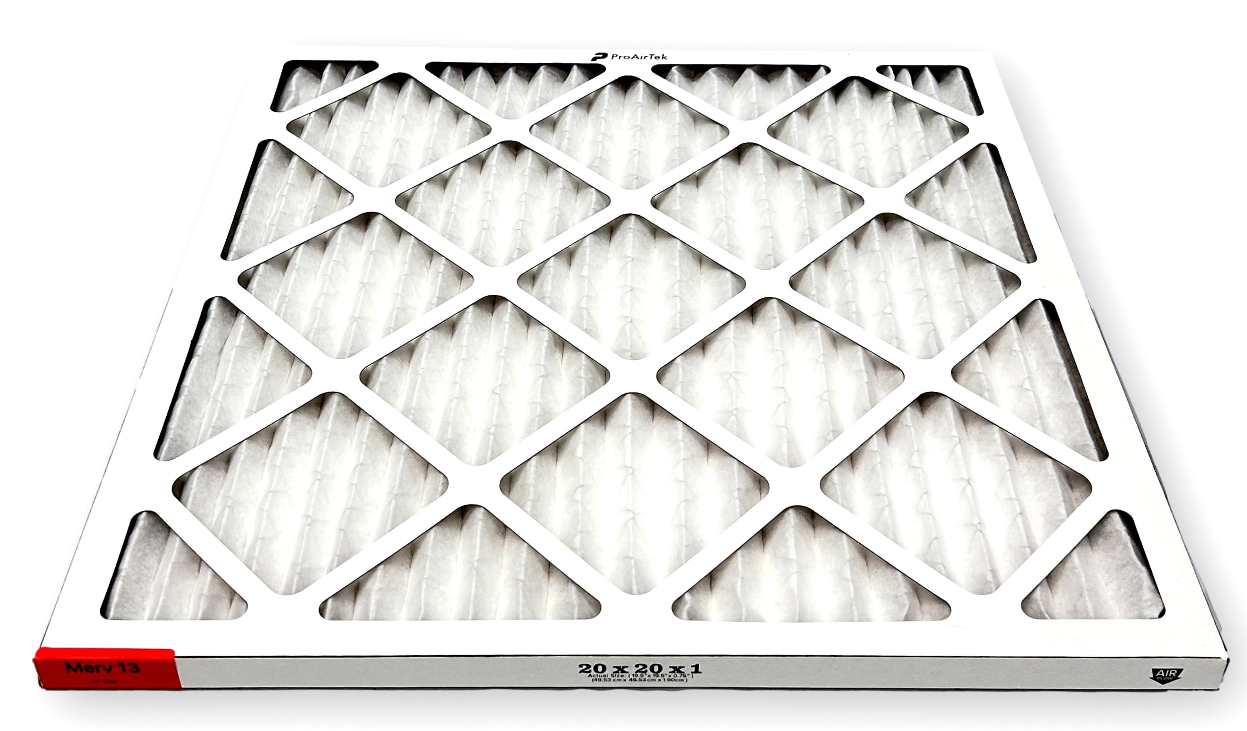 Proairtek AF20201M13SWH Model 20x20x1 Pack of 6 Air Filters, MERV 13; Ideal for Anyone Wanting Clean, Crisp Air in Their Home
