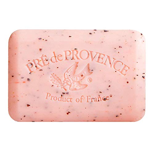 Pre de Provence Artisanal French Soap Bar Enriched with Shea Butter, Juicy Pomegranate, 250 Gram (Pack of 12)