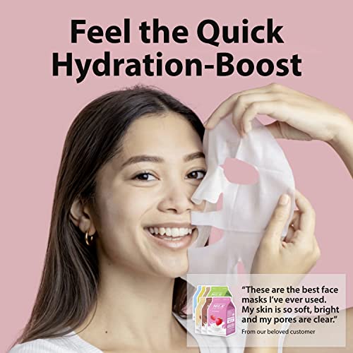 A’pieu Milk Sheet Mask (7 flavors in 1 pack) with Milk Essence to mildly exfoliate, hydrate, and brighten - Korean skincare for normal to dry skin.