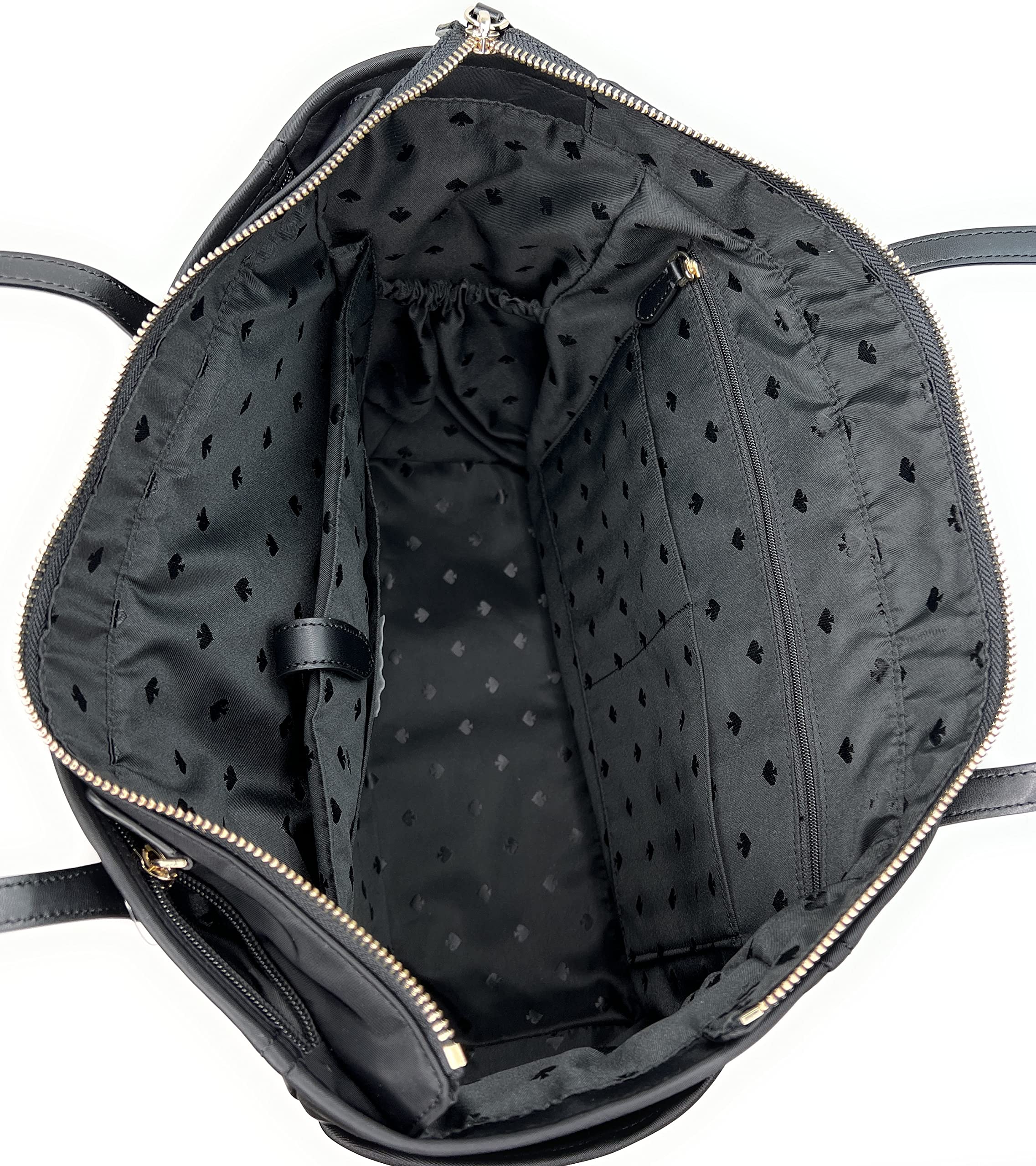 Kate Spade New York Large Chelsea Nylon Satchel (Black)