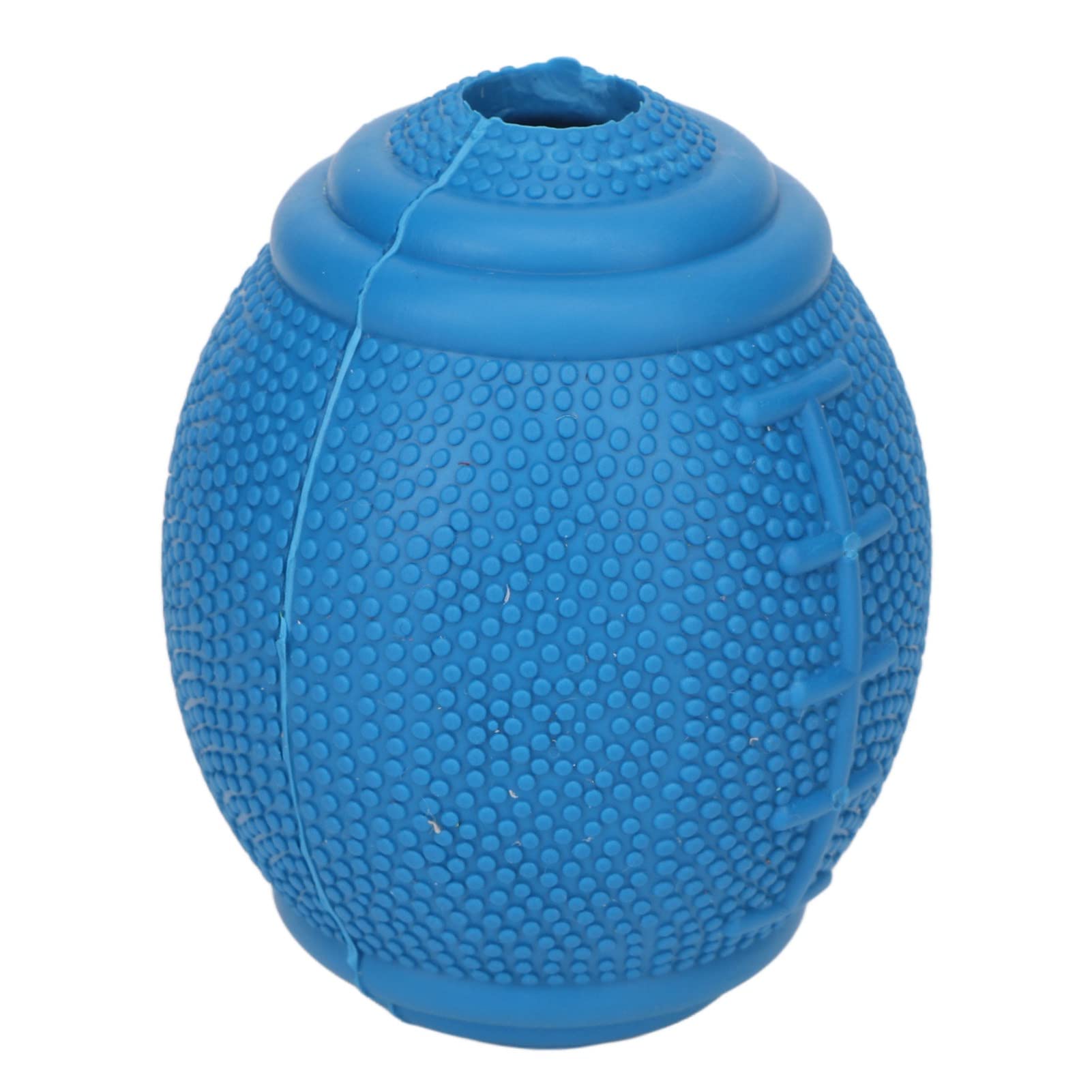 Naroote Dog Rugby Toy, Dog Toy Balls Bite Resistant High Resilience Rubber Interactive for Puppy for Outdoor
