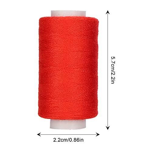 12Pcs Sewing Thread Set, Colorful Polyester Embroidery Tools Handmade DIY Knitting Supplies, Sewing Kit with Thread for Sewing - Essential DIY Sewing Supplies