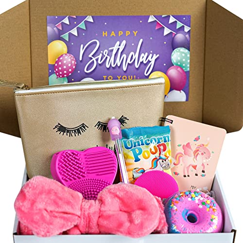 Birthday Gift Box for Teen Girls - Set of 8 Unique Presents from ColBox Gift