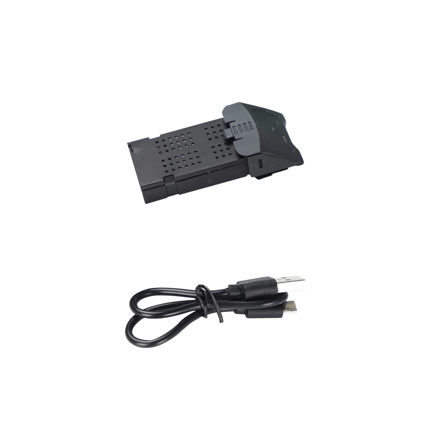 AVIALOGIC 1PC 3.7V Rechargeable Battery and USB Charger for H22 Drone