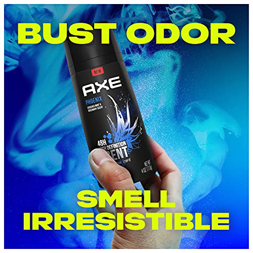 AXE Body Spray Deodorant Phoenix for Long Lasting Odor Protection Deodorant for Men Formulated Without Aluminum 4.0 oz