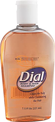 Dial Professional 04014 Body & Hair Care Peach Scent 7.5Oz Flip-Cap Bottle 24/Carton