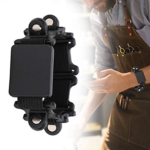 Pasamer Hairdressing Clip Holder Bracelet, Barber Magnetic Clip& Pin Bracelet, Hairdressing Salon Accessories Tool