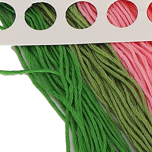 Needle Thread Set, Cotton Canvas Needle Thread Kit, Cotton Canvas Material The Surface is Glossy, for Most People of The Right Age