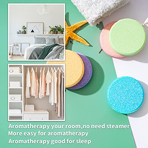 LORIMOMO Shower Steamers,6 PCS Shower Bombs Aromatherapy with Essential Oils, Shower Bombs Creat The Home-spa,Fizzies Great for Sinus and Stress Relief,Shower Steamers for Women Gift Set