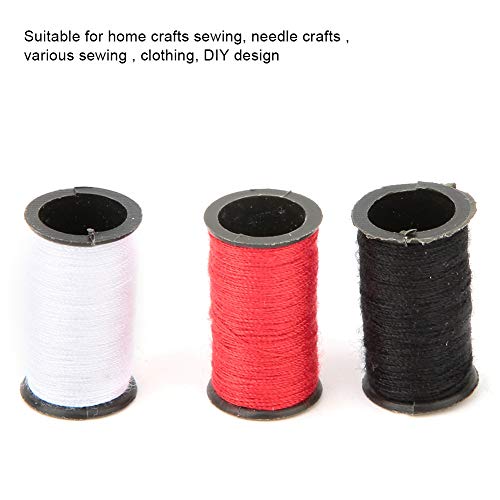Zixyqol Portable Sewing Box,Embroidery Needle Soft Tape Measure Scissors Thimble Thread with Tinplate Case Travel Set for Home DIY Crafts Sewing