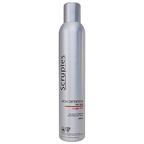 Scruples High Definition Hair Spray for Men & Women (Pack of 2) - Shaping, Volumizing, Texturizing Setting Spray for Shine and Frizz Control – Suitable For All Hair Types – 10.6 Ounce