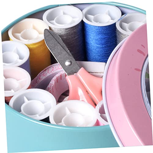 EXCEART 1 Set Thread Repair Kit Sewing Tool Needle Thread Kit Mini Sewing Kit Sewing Thread Case Portable Sewing Kit Embroidery Compact Sewing Kit Sewing Thread Box Household Travel
