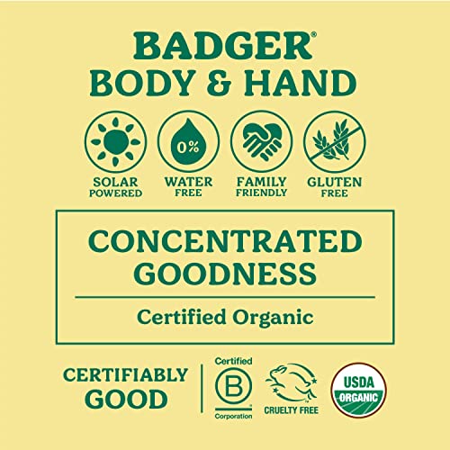 Badger - Unscented Dry Skin Balm, Sensitive Skin Balm, Moisturizing Balm for Dry Cracked Skin, Unscented Balm, Skin Moisturizer Balm, 2 oz