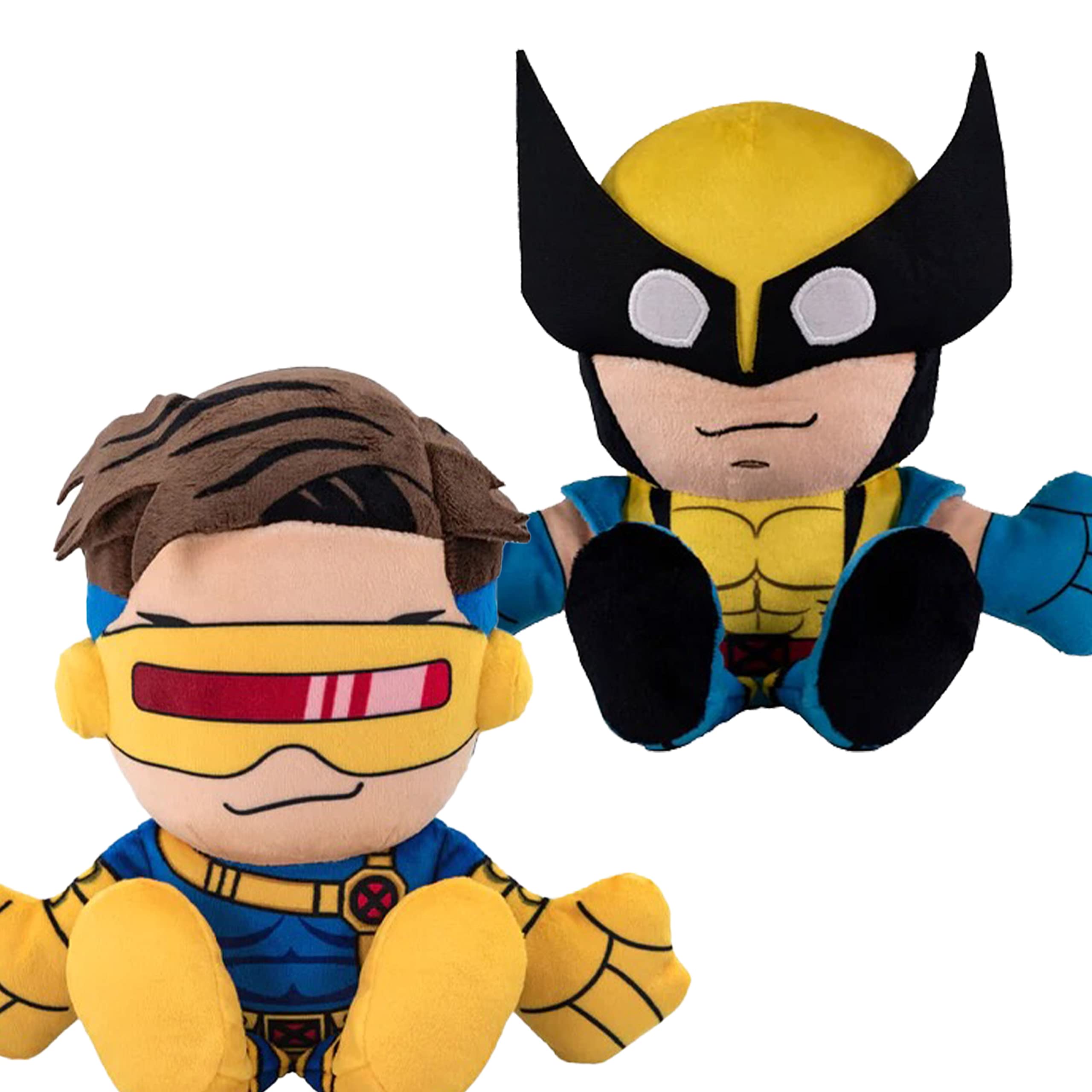 Bleacher Creatures Marvel Kuricha Bundle: Cyclops and Wolverine Kuricha Plushies