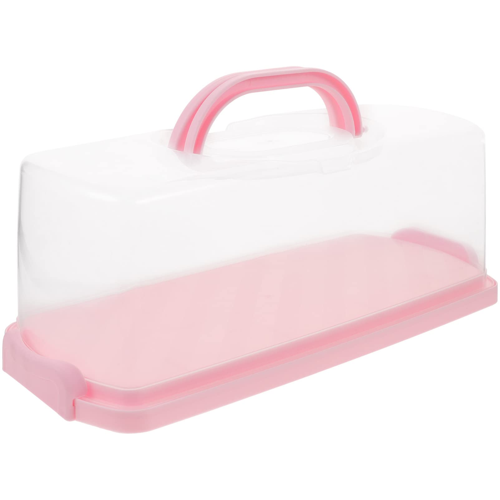 CALLARON Food Containers Cupcake Boxes Cake Carrier Plastic Cake Keeper Cake Containers with Dome Lids Cake Saver with Locking Lid for Cupcake Bread Food Containers Cupcake Boxes