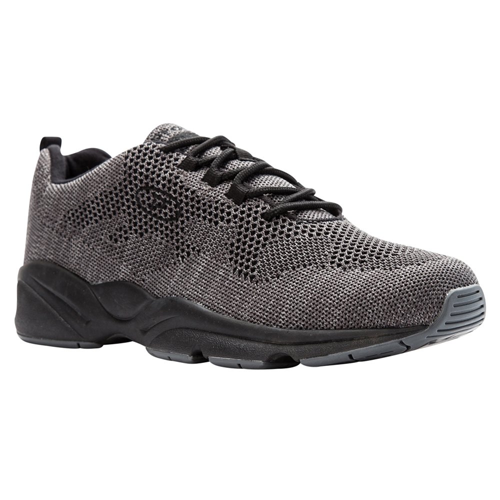 Propét Mens Stability X Fly Walking Walking Sneakers Athletic Shoes - Grey - Size 13 3E