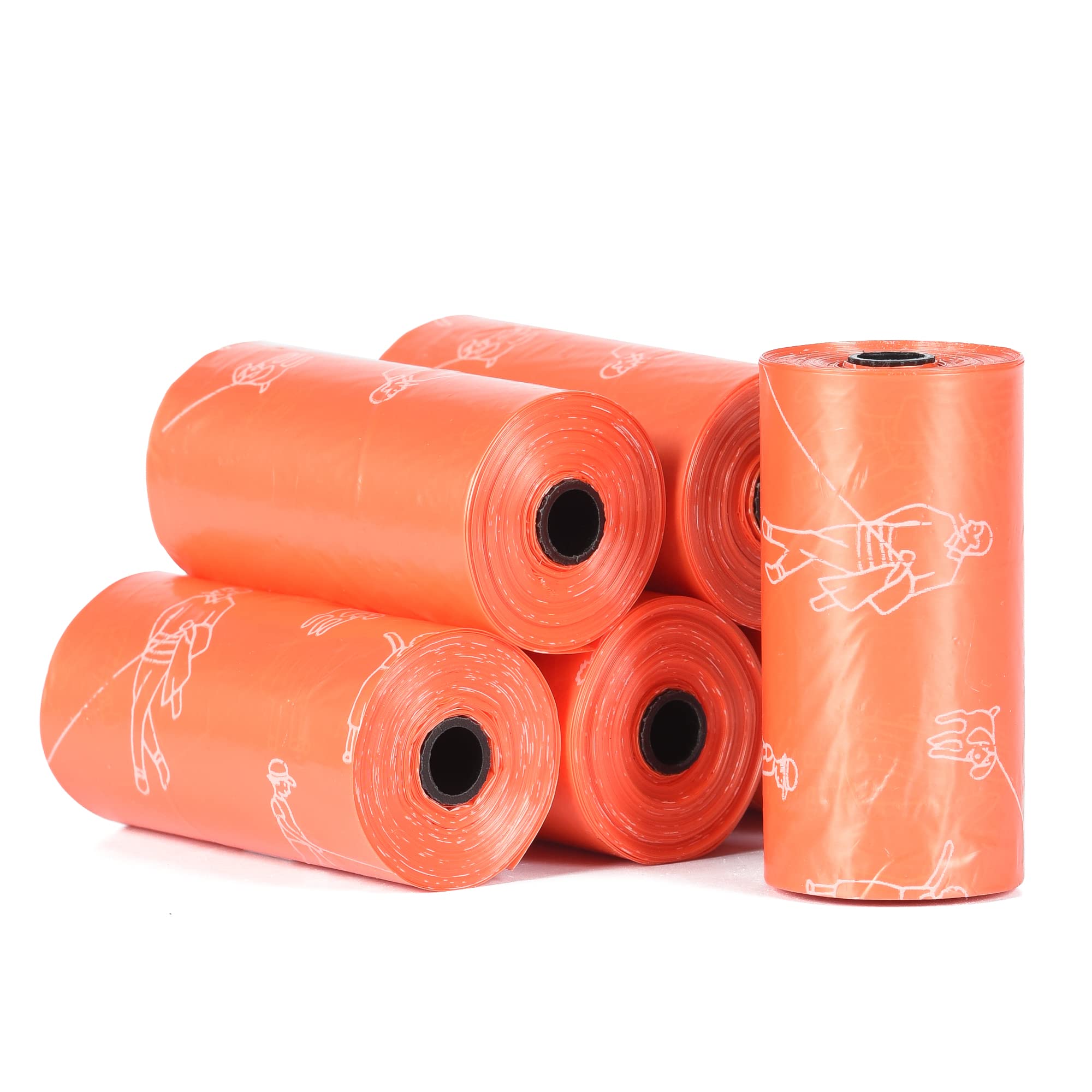 Glad for Pets Large Dog Waste Bags, Scented, Tear-Resistant, 6 Rolls | Heavy Duty Poop Bags for Fast and Easy Waste Cleanup | 6 Rolls, 90 Bags Total