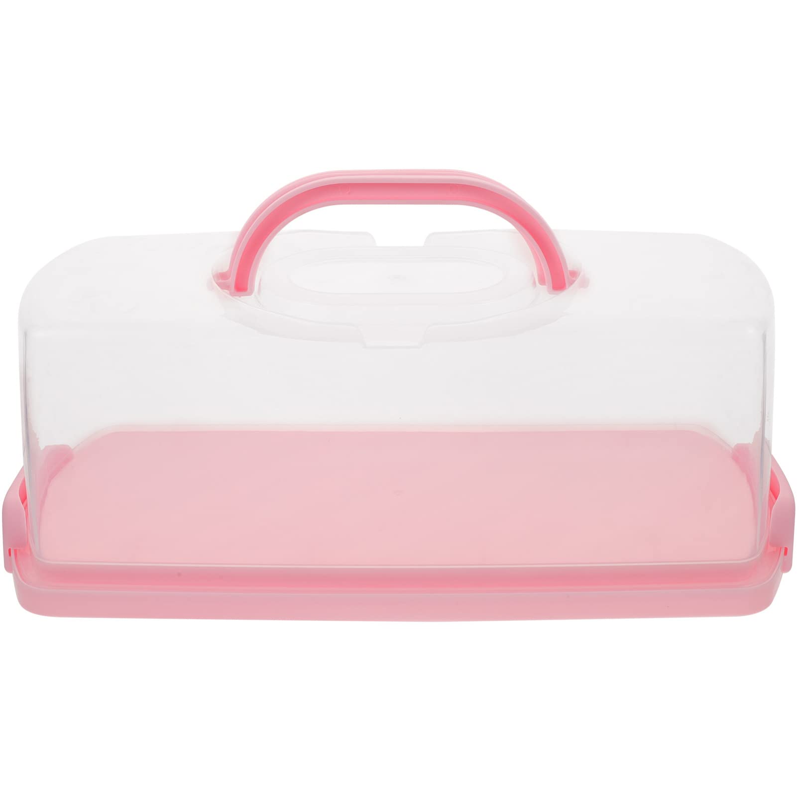 CALLARON Food Containers Cupcake Boxes Cake Carrier Plastic Cake Keeper Cake Containers with Dome Lids Cake Saver with Locking Lid for Cupcake Bread Food Containers Cupcake Boxes