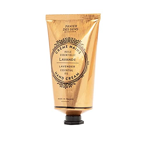 Panier des Sens Lavender Hand cream for dry cracked hands with Olive oil - Made in France 97% natural - 2.6floz/75ml