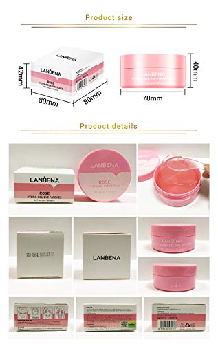 Eye Patches Rose Hydra-Gel Eye Mask Sheet Lady Skin Care Pad Remove Fine Lines Smooth Repair the Eyes Skin