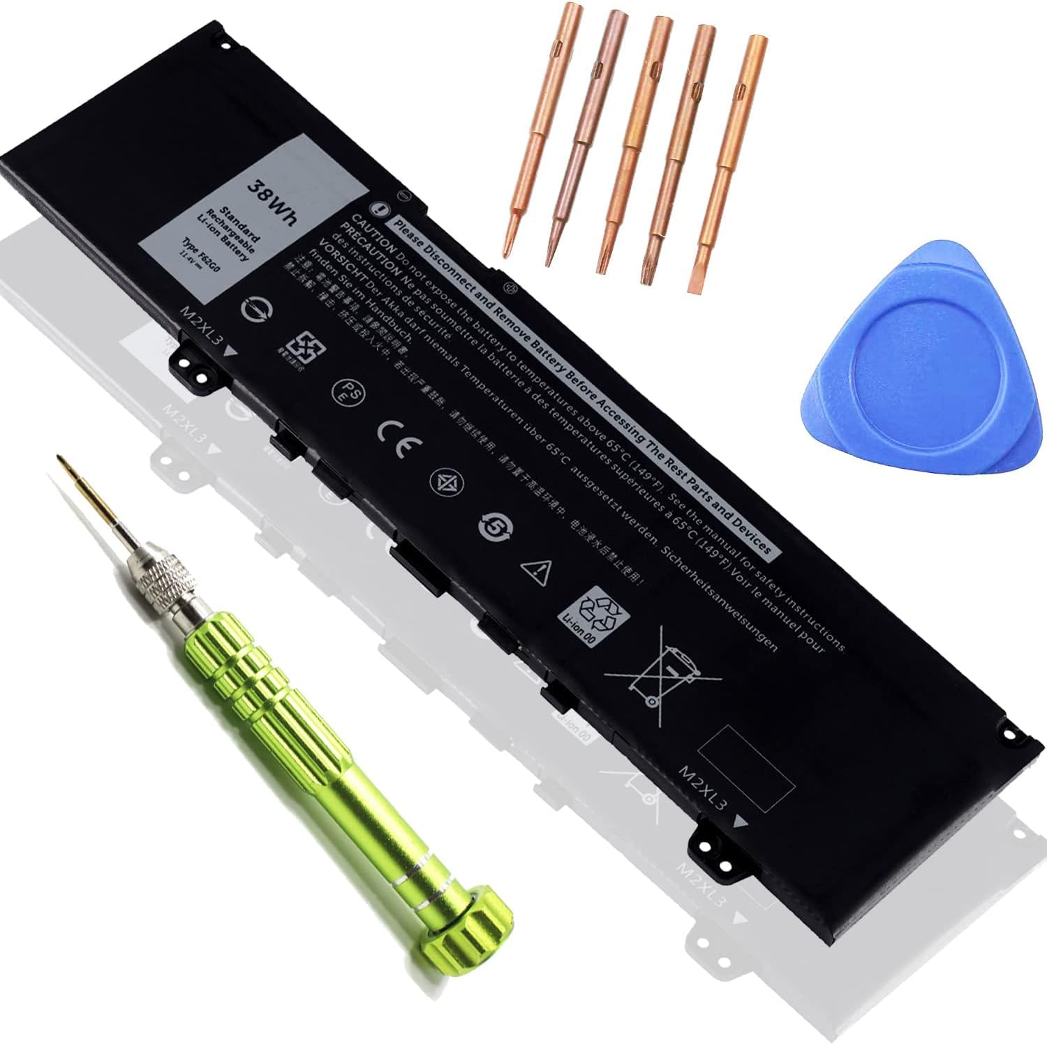 VIFANIV F62GO F62G0 38Wh Battery for Dell Inspiron 13 7000 7373 7386 2-in-1 7370 7380 5370 P83G P87G P91G P83G001 P83G002 P91G001 P87G001 Vostro 13 5370 Series 39DY5 039DY5 RPJC3 0RPJC3