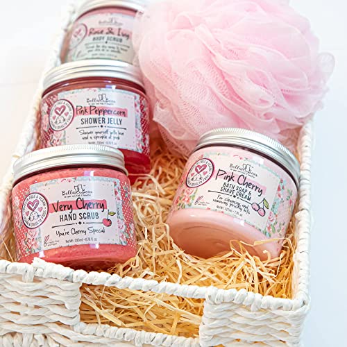 Bella & Bear Very Cherry Hand Cream for Dry Hands β 6.7oz Vegan Friendly Hand Moisturizer β Non Greasy and Fast Absorbing Formula