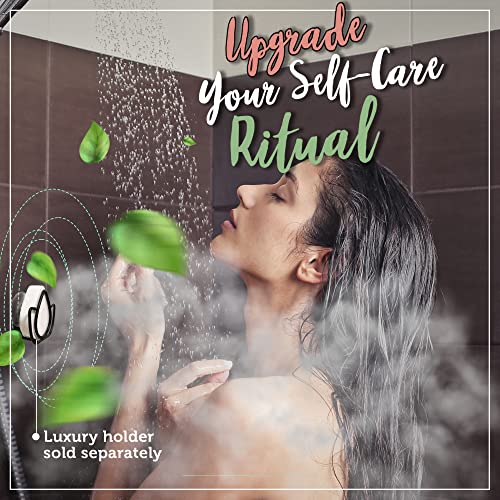 Bundle of 6 Floral Scented Shower Steamers with Holder - Aromatherapy Bombs - Valentines Gift Set - Selfcare for Women, Mom, Girlfriend, Best Friend Who Has Everything