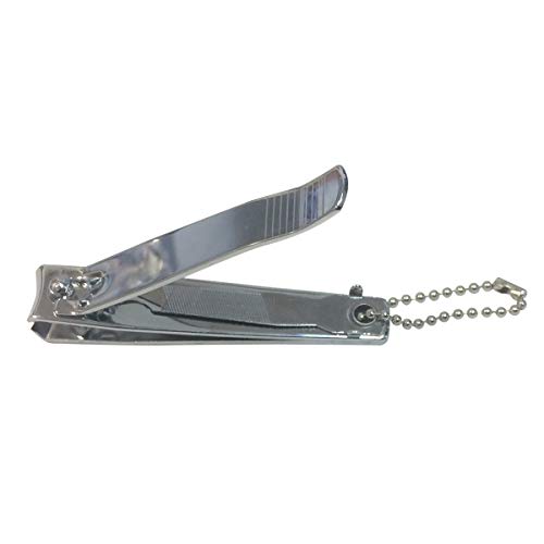 Custom Personalized 3D Laser Engraved Metal Nail Clipper With Your Custom Text or Message for Gifts, Christmas, Easter, Birthdays, (Chrome Finish)