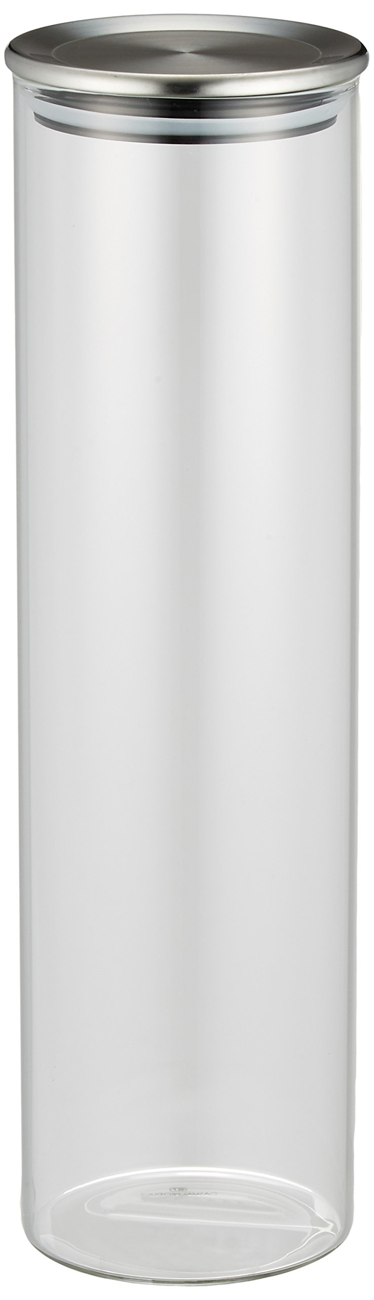 CASUAL PRODUCT Glass Spaghetti Jar with Stainless Steel Lid