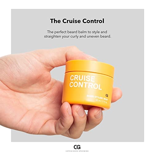 Copenhagen Grooming Cruise Control Beard Balm for Men - Beard Styling Balm - Beard Wax - Beard Care for Men - Men's Beard & Mustache Care