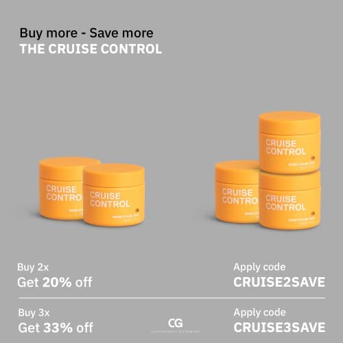 Copenhagen Grooming Cruise Control Beard Balm for Men - Beard Styling Balm - Beard Wax - Beard Care for Men - Men's Beard & Mustache Care