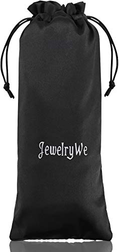 JewelryWe 3 Colors Cosmetic Beauty Makeup Minerals Powder Brush Travel Retractable Kabuki Brush,Foudation Blush Brush Cosmetic Tool (3pcs)