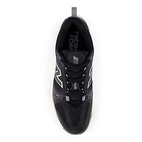 New Balance Men's Fresh Foam X 1007 V1 Tennis Shoe, Black/Grey, 13 Wide