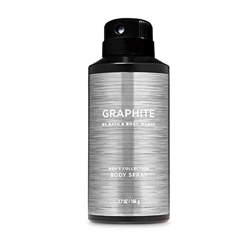 BATH AND BODY WORKS, GIFT SET GRAPHITE FOR MEN ~ BODY WASH ~ BODY CREAM AND DEODORIZING BODY SPRAY- FULL SIZE