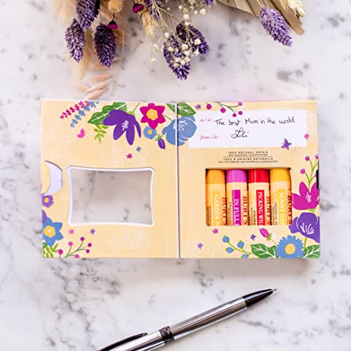 Burts Bees Beeswax Bounty Lip Balm Gift Set, 0.15 OZ